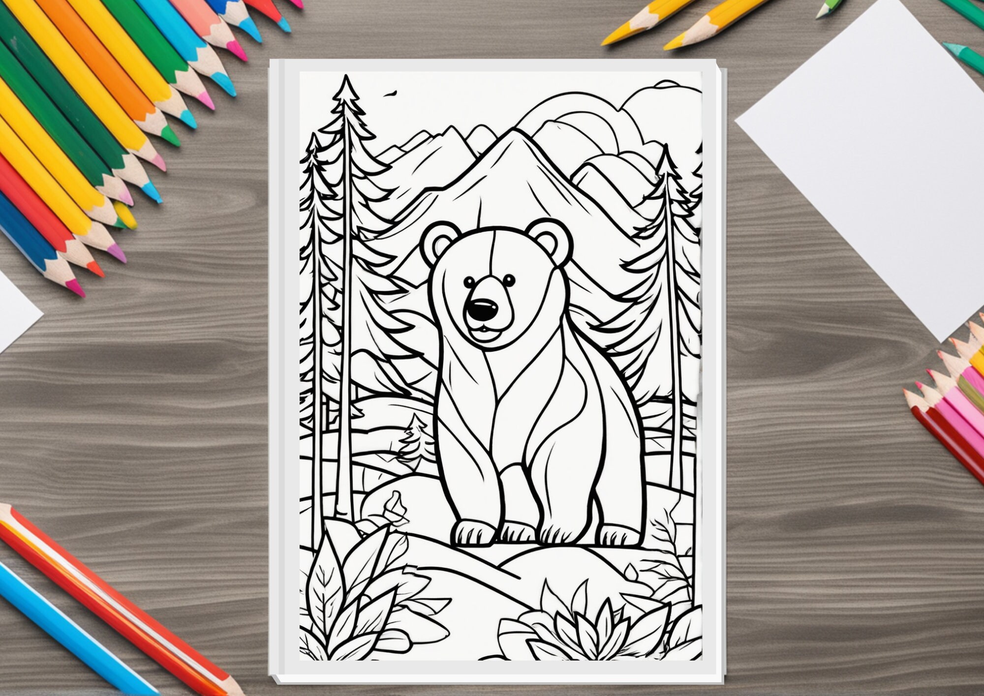 30 Printable A4 Coloring Pages - Nature's Wonders // the Wonders of ...