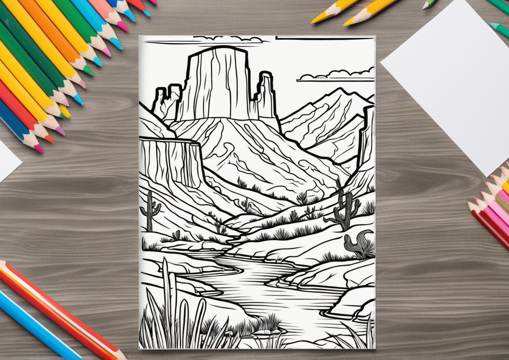 Wild West Adventure Coloring Pages Set - 25 Printable A4 Sheets ...