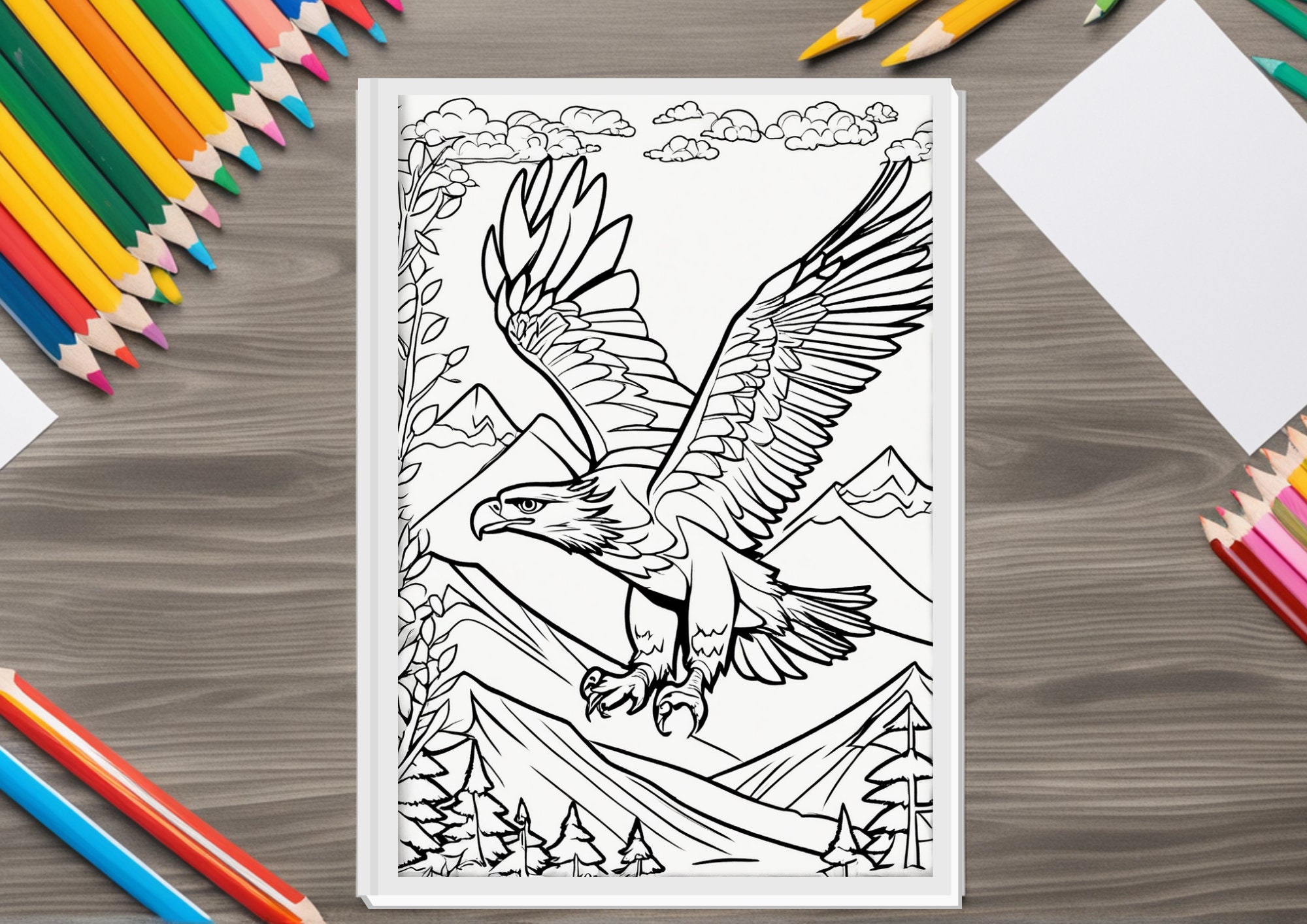 30 Printable A4 Coloring Pages - Nature's Wonders // the Wonders of ...