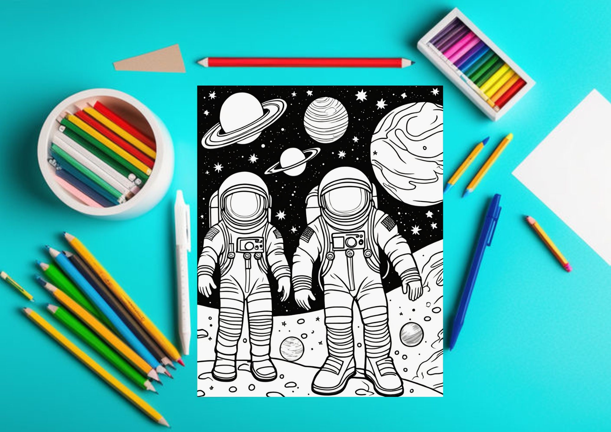 30 Coloring Pages Space Exploration Coloring Page - Printable Space ...