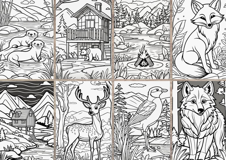 30 Printable A4 Coloring Pages - Nature's Wonders // the Wonders of ...