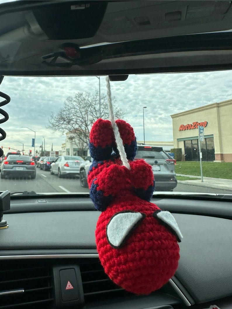 Spiderman Car Hanger - Etsy