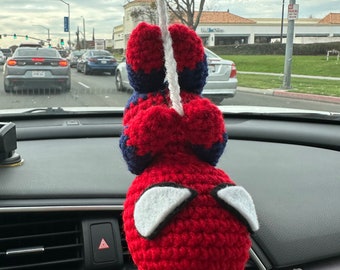 Crochet Spiderman Car Hanger Digital Pattern - Etsy