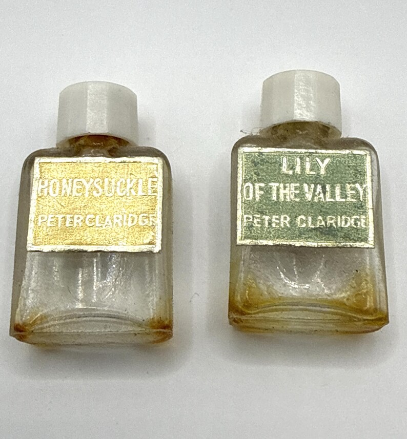 Vintage Peter Claridge Perfume Samples – Honeysuckle & Lily of the ...