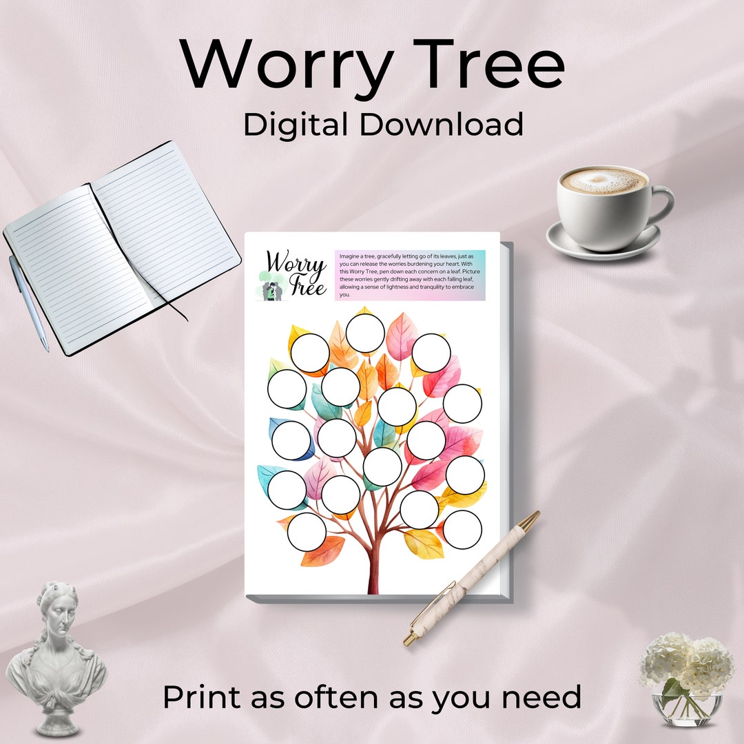 Worry Tree Diagram - Mindfulness-based Stress Relief & Anxiety ...