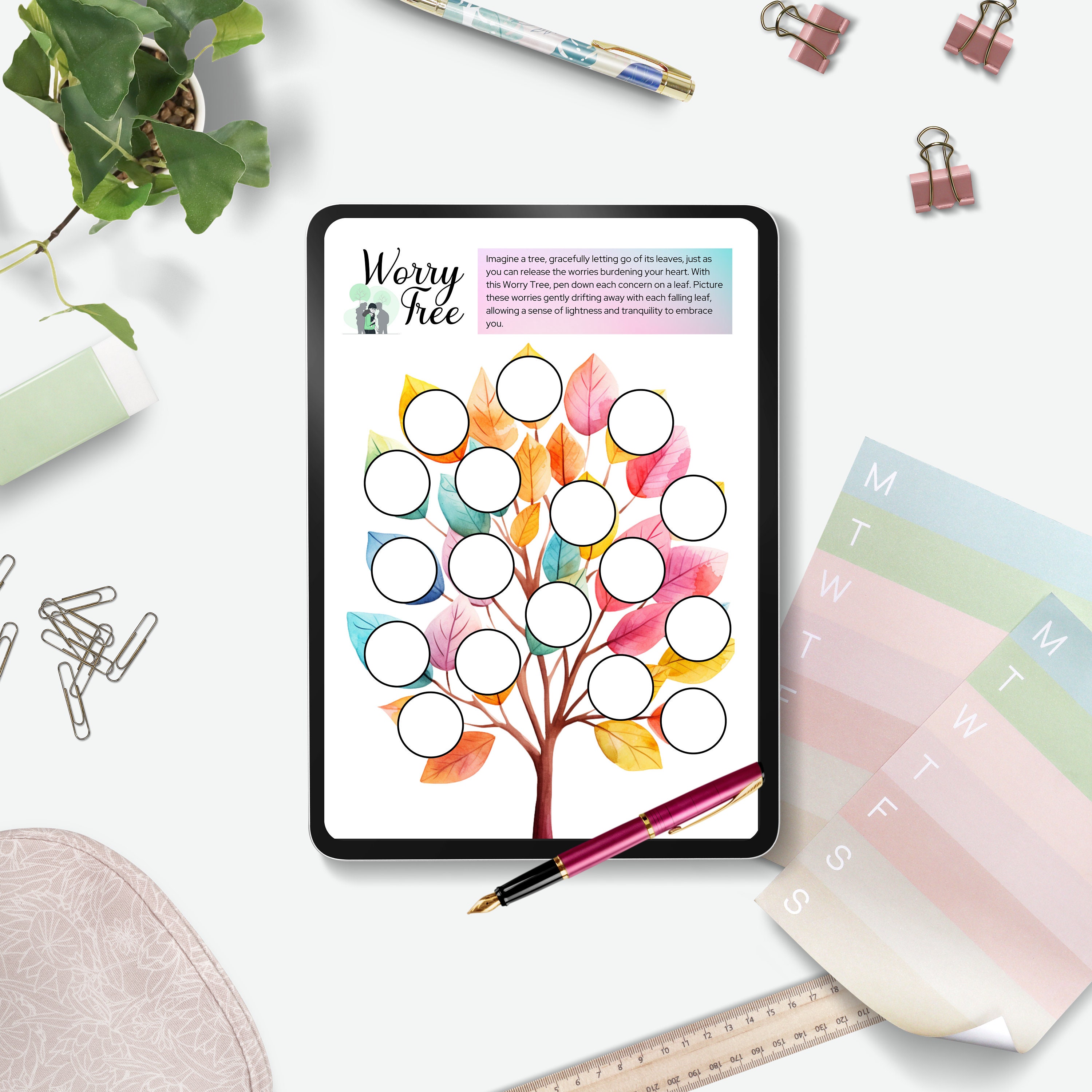 Worry Tree Diagram - Mindfulness-based Stress Relief & Anxiety ...