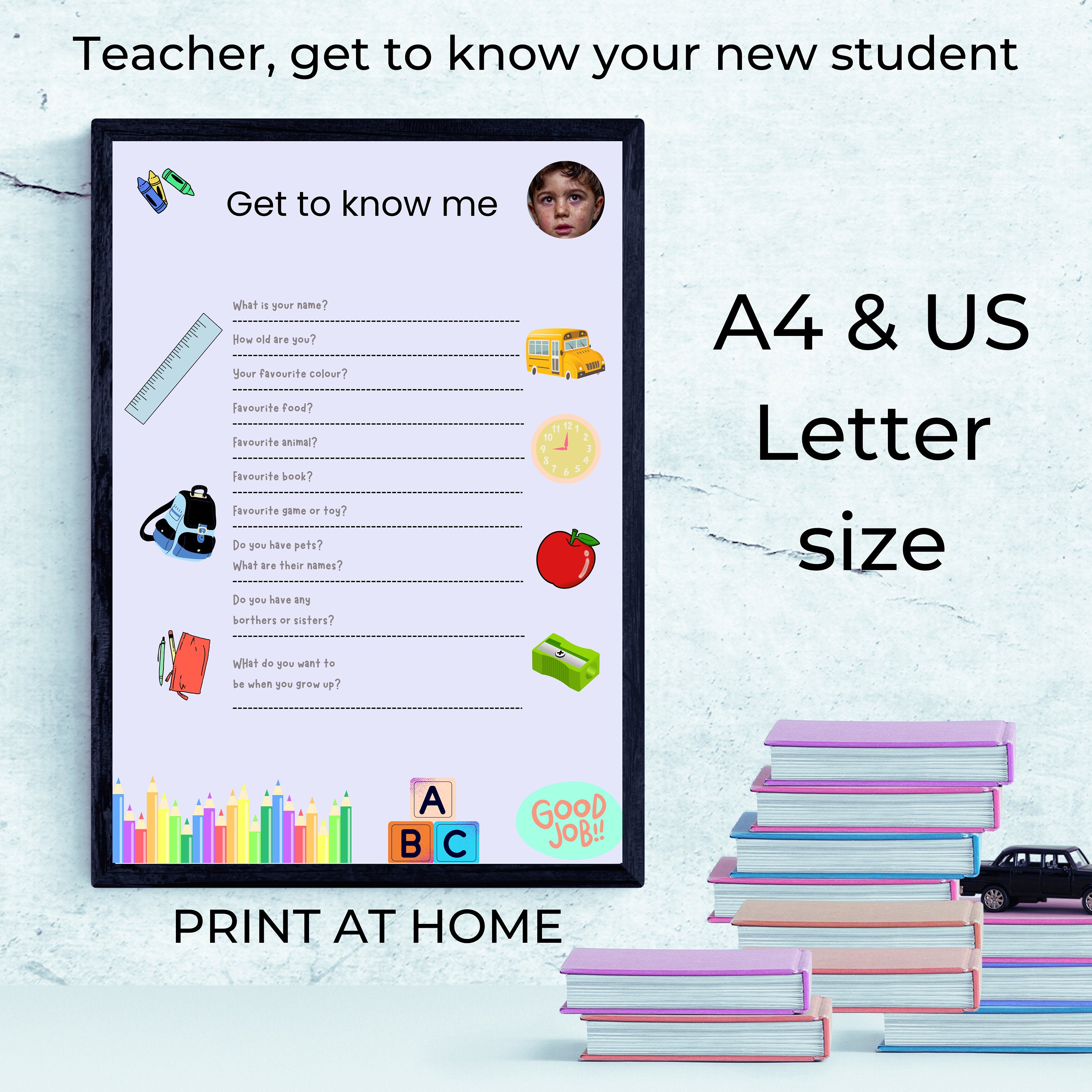 Teacher Introduction|meet Your Teacher Templates|editable Canva ...