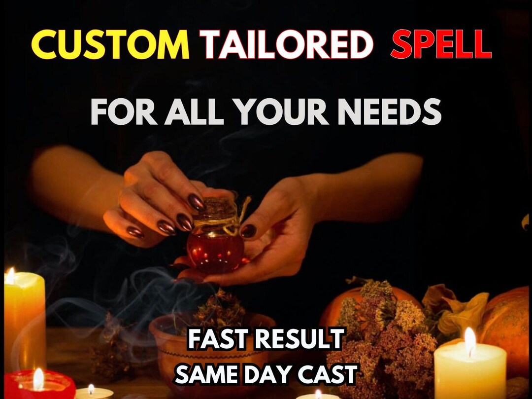 Custom Tailored Spell for All Your Needs - Etsy