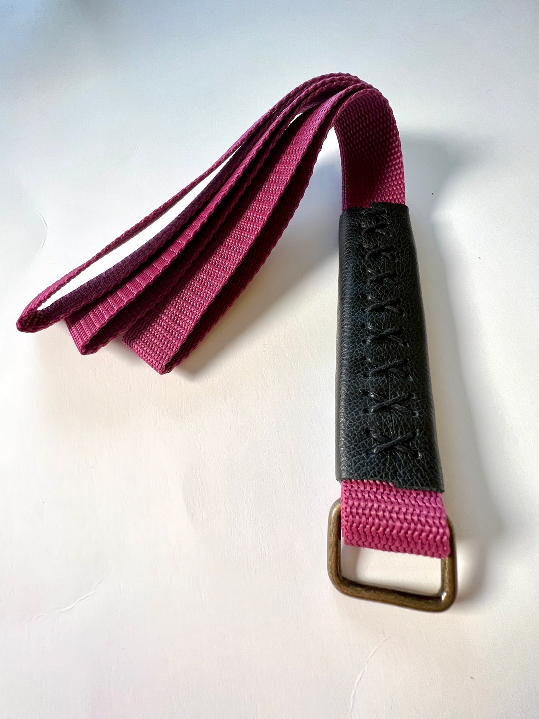 Looped Strap Slapper Spanking Paddle Flogger Impact Play Kink Toy BDSM ...