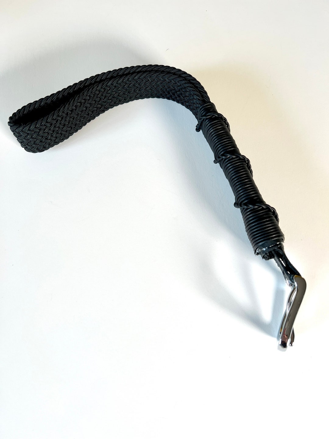 Leather Paddle Slapper Spanking Belt Impact Play Kink Toy BDSM Upcycled ...