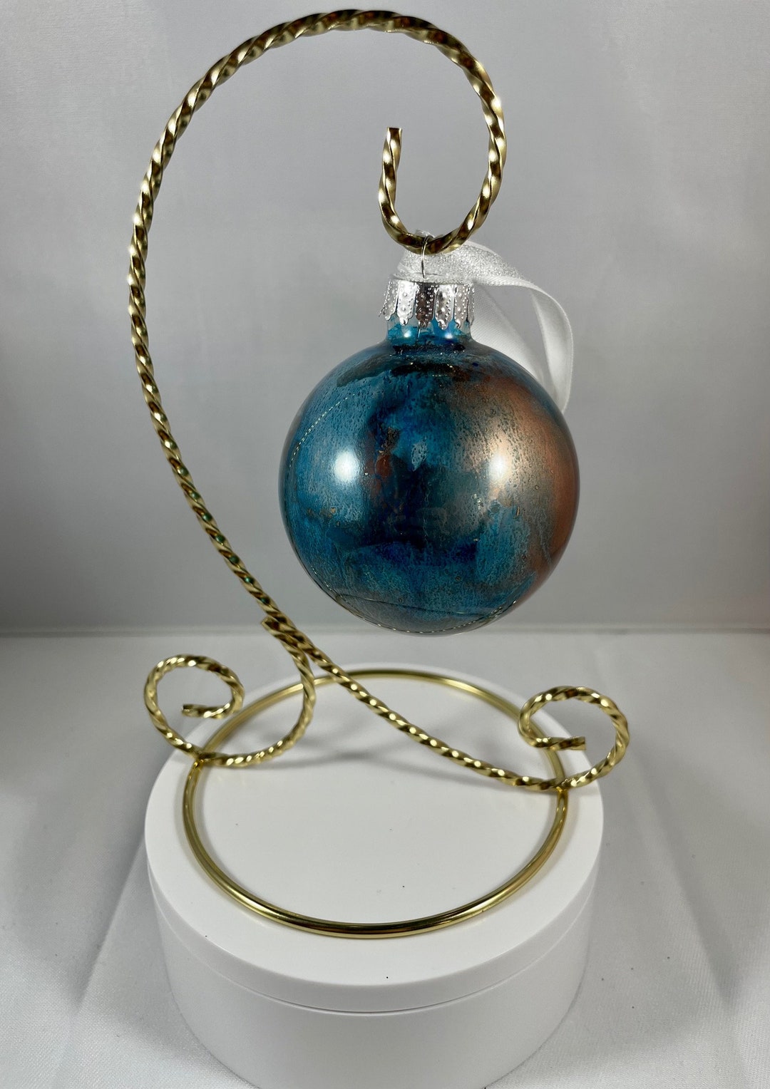 Alcohol Ink Christmas Ornament, Christmas Gift - Etsy
