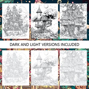 30 Fantasy Treehouses Coloring Pages, Printable Coloring Pages ...