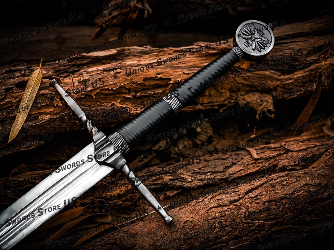 The Witcher 3 Wild Hunt Swords, Geralt of Rivia Cosplay Swords, White ...