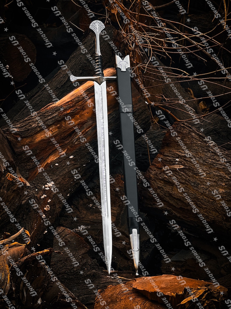 ANDURIL Sword of Strider, Custom Engraved Sword, LOTR Sword, Lord of ...
