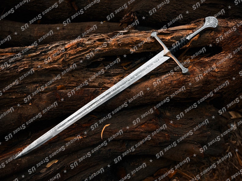 ANDURIL Sword of Strider, Custom Engraved Sword, LOTR Sword, Lord of ...
