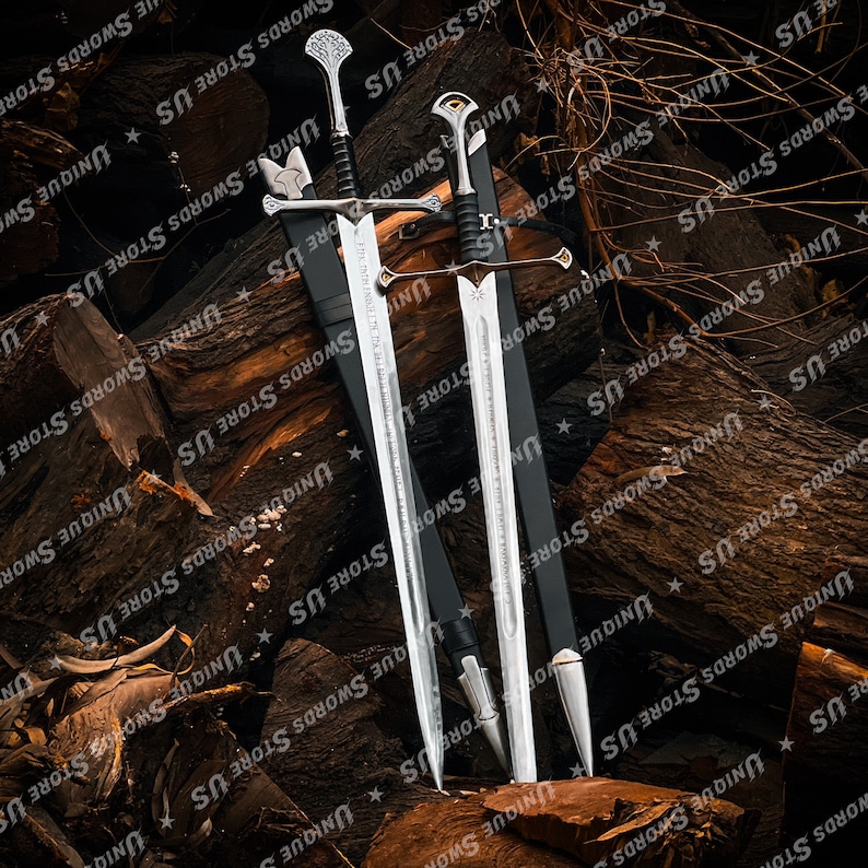 ANDURIL Sword of Strider, Custom Engraved Sword, LOTR Sword, Lord of ...