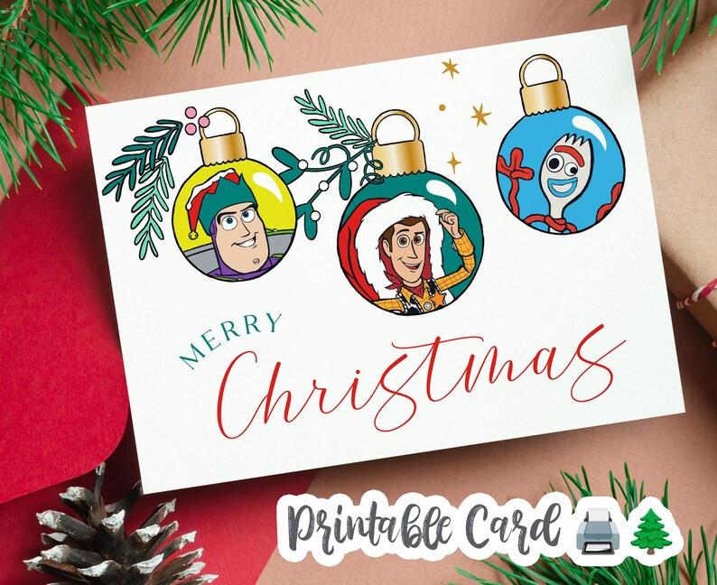 Toy Story–like Christmas Card: Printable Holiday Greeting (digital ...