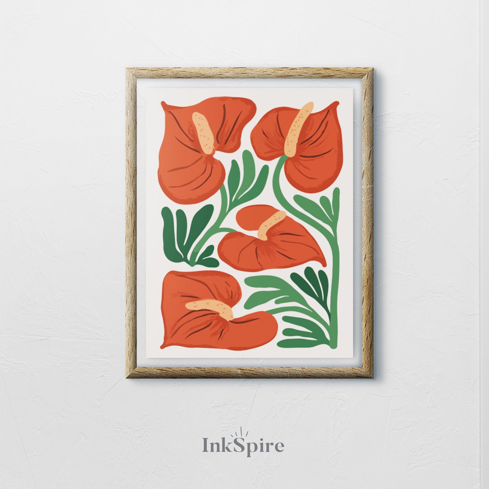 Tropical Botanical Floral Print, Tropical Flowers Poster Print, Jungle ...