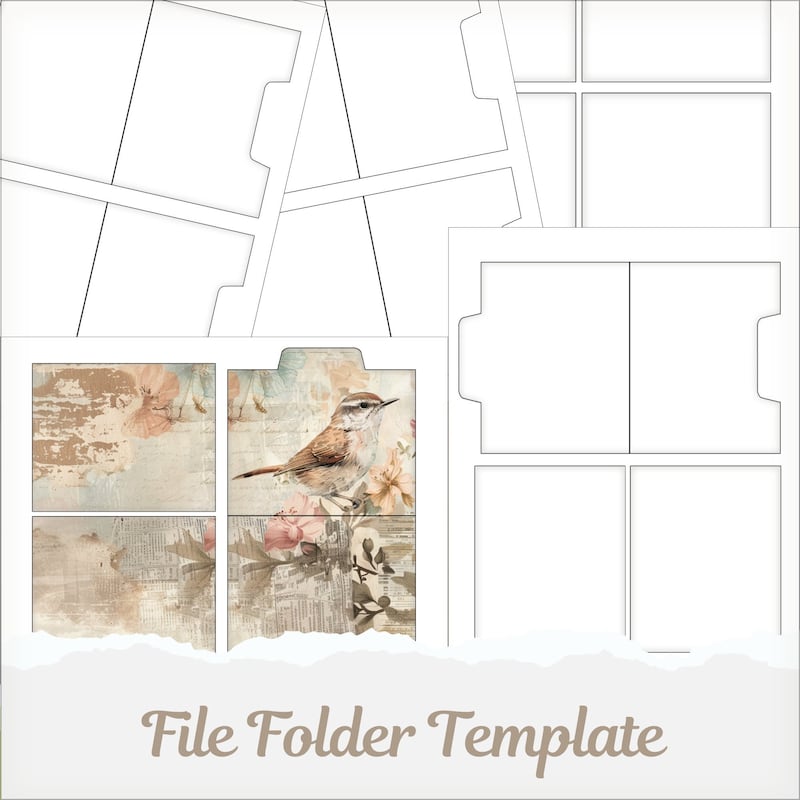 Printable File Folders - Etsy