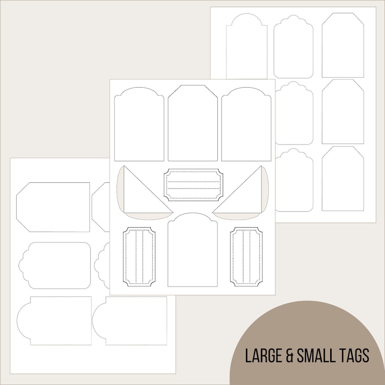 Junk Journal Blank Template Kit 30 Printable Templates for Pockets ...