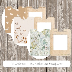 Specimen Slide Template Specimen Envelope Template Junk Journal Science ...