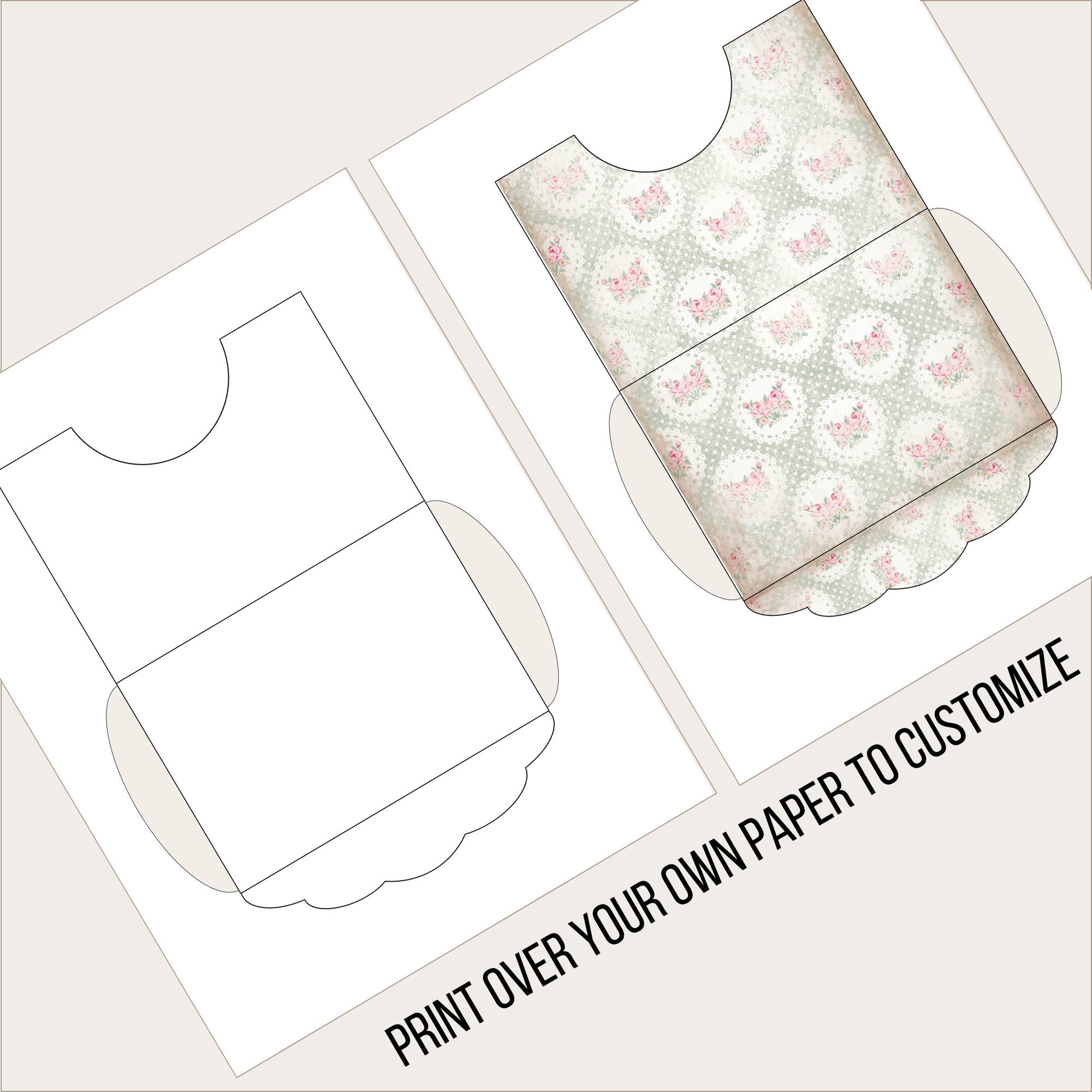 Junk Journal Template Kit DIY Pockets, Tags & Envelopes Digital ...