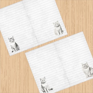 Junk Journal Cat Signature Paper, Vintage Cat Junk Journal Pages, Cat ...