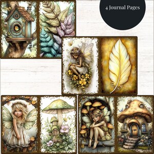 Cottagecore Fairy Junk Journal Mini Kit Printable Fairy Journal Pages ...