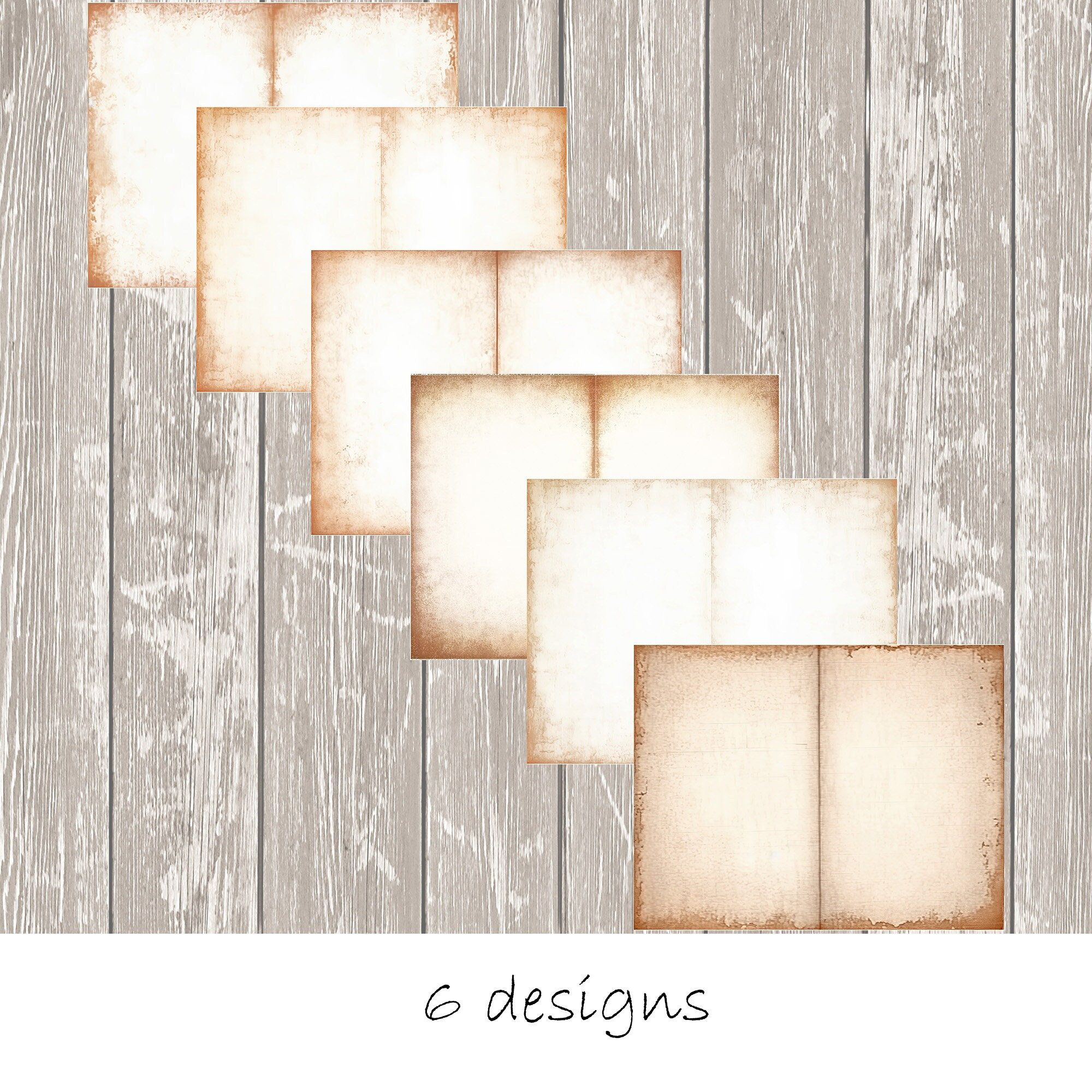 Junk Journal Page Spread Overlay Printable Template Junk Journal Page ...