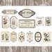 Vintage Junk Journal Label Ephemera Stamps Grungy Apothecary Pharmacy ...