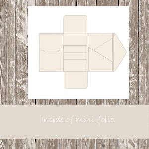 Mini Folio Template: Junk Journal Printable Blank JPG & Pngs for DIY ...