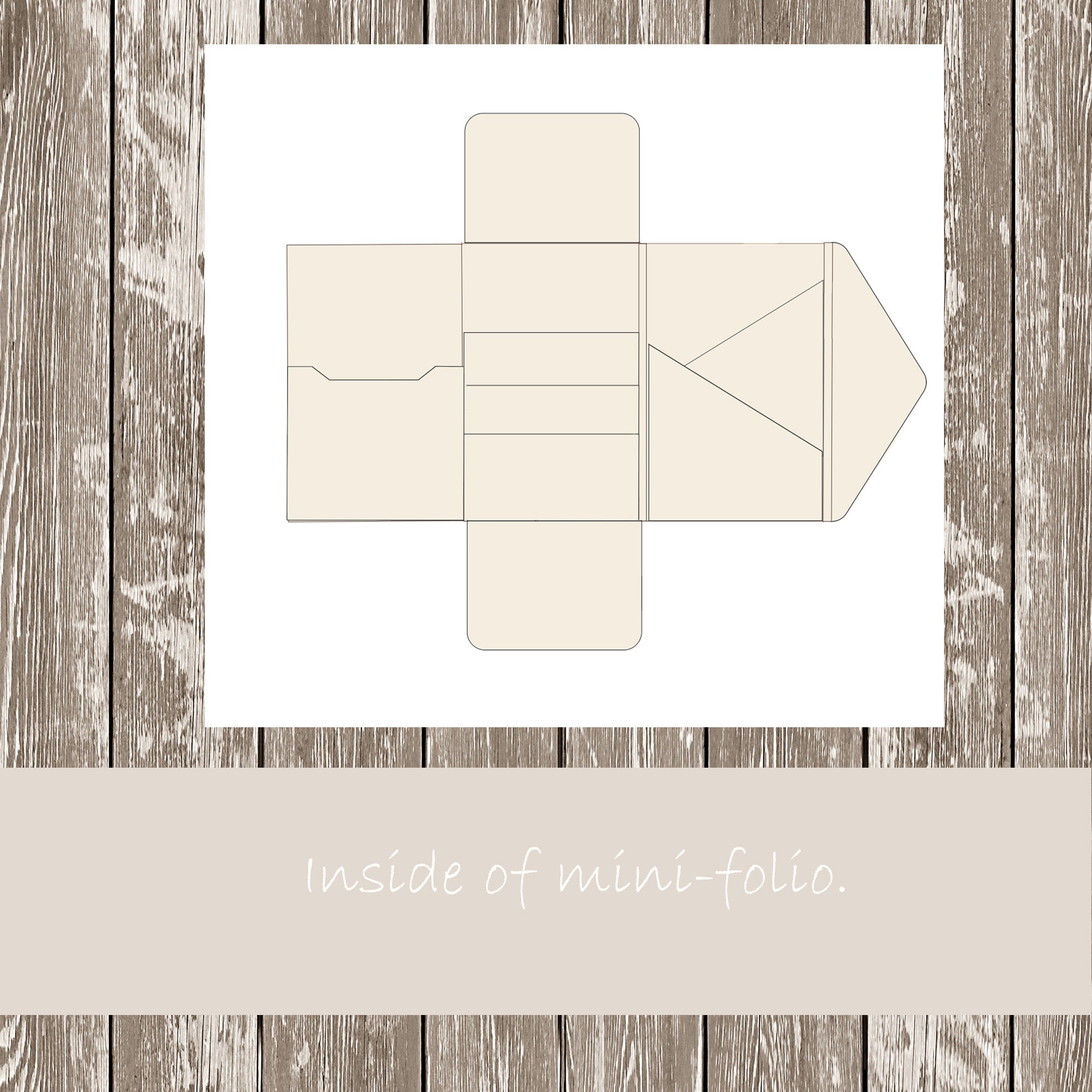 Mini Folio Template: Junk Journal Printable Blank JPG & Pngs for DIY ...