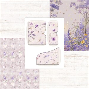 Purple Fairy Junk Journal Kit Printable Journal Pages Digital ...