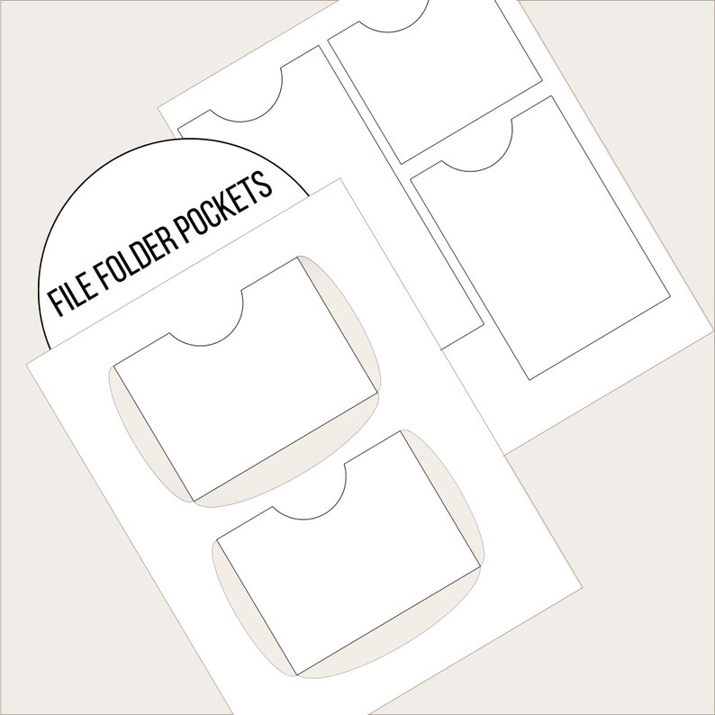 Junk Journal Template Kit DIY Pockets, Tags & Envelopes Digital ...