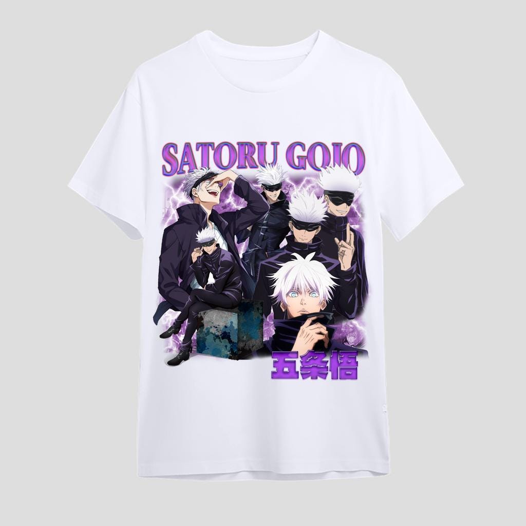 Gojo Satoru Heavy Oversized Tee - Etsy