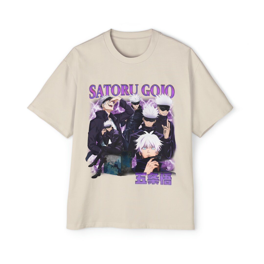 Gojo Satoru Heavy Oversized Tee - Etsy