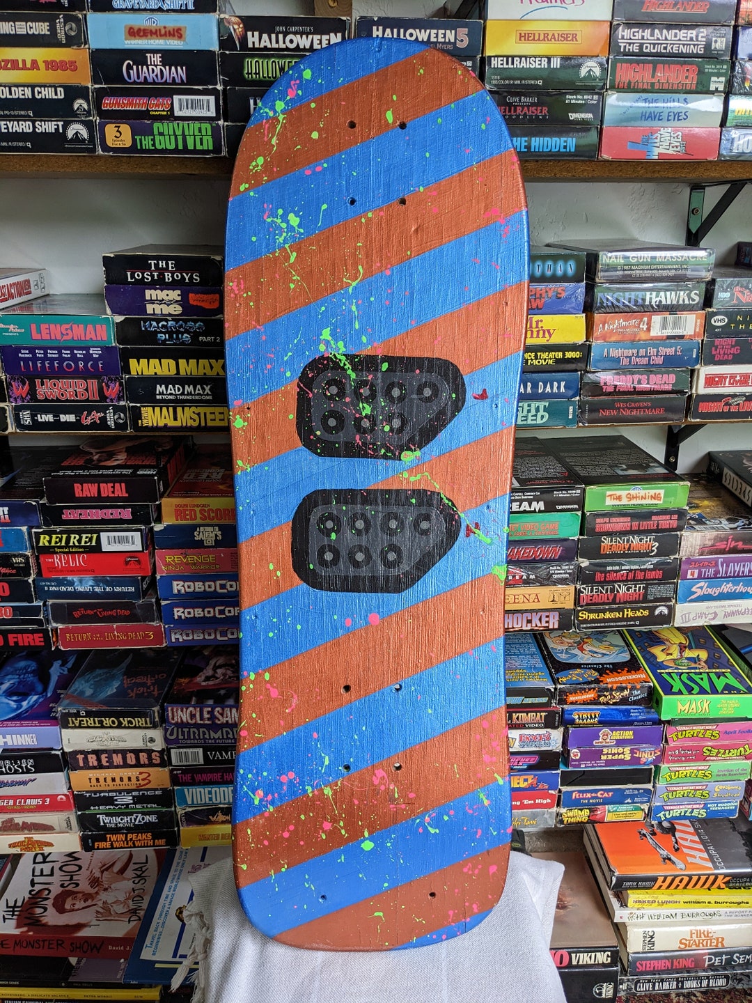 80's Old School Skateboard Nintendo NES Console Player 1 and Player 2 ...