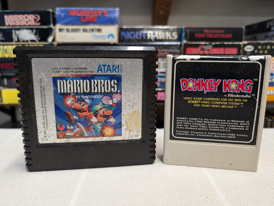 Mario Bros. and Donkey Kong Atari, Coleco - Etsy