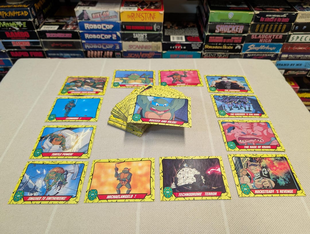 Teenage Mutant Ninja Turtles Trading Cards (1989) - Etsy