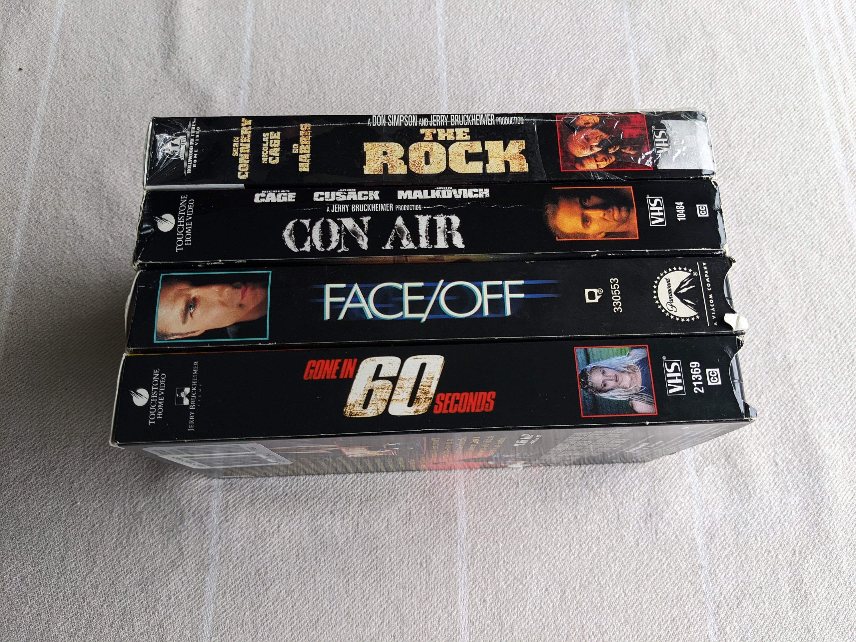 Nicolas Cage VHS Movie Lot - Etsy