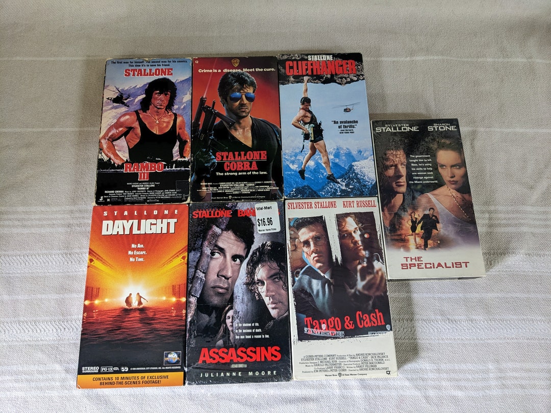Sylvester Stallone VHS Lot - Etsy UK