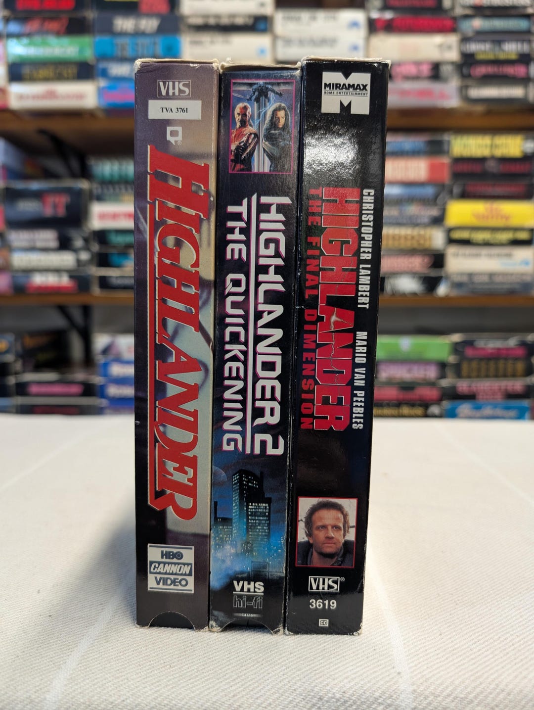 VHS Collection - Highlander Movies - Etsy