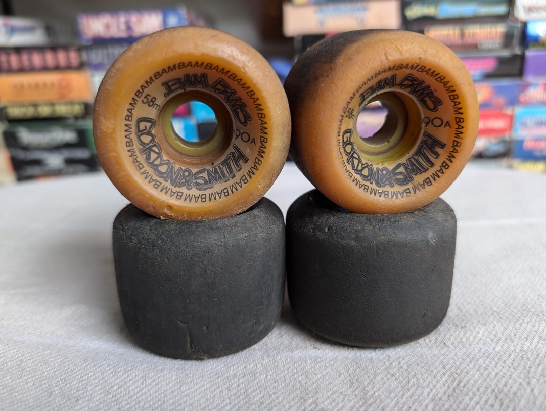 Vintage Old School Skateboard Wheels - Gordon and Smith G&S Bam Bams - Etsy