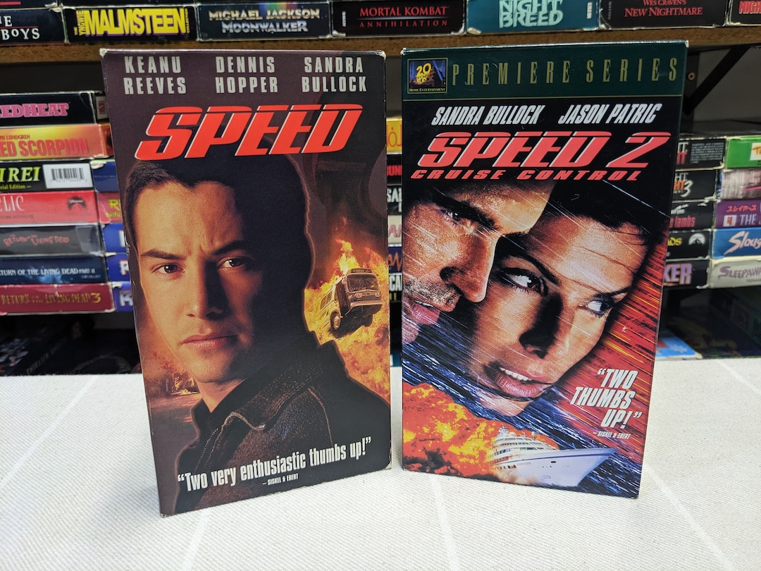 VHS Collection - Speed + Speed 2 - Etsy