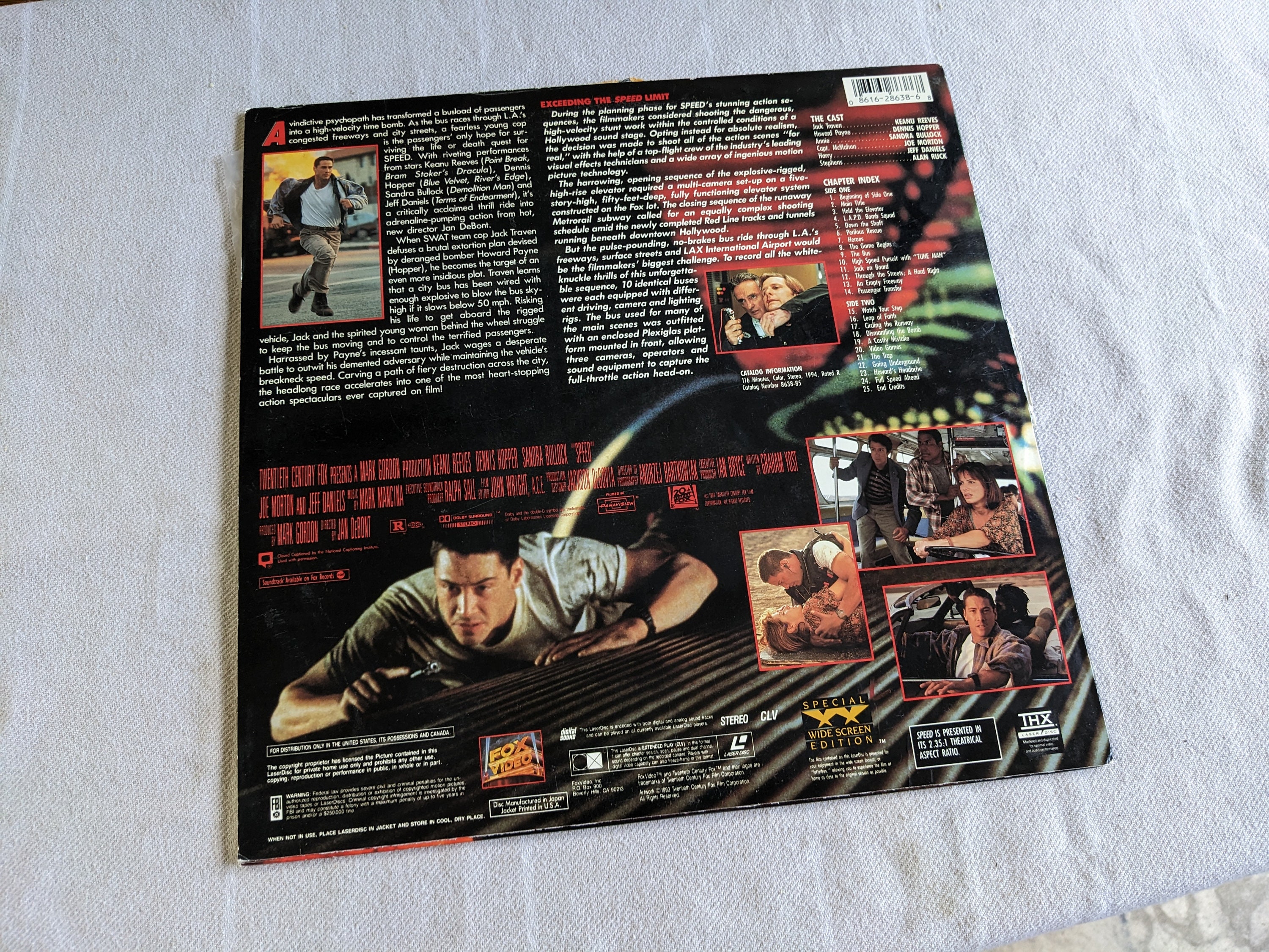 Speed Laserdisc (1994) - Etsy
