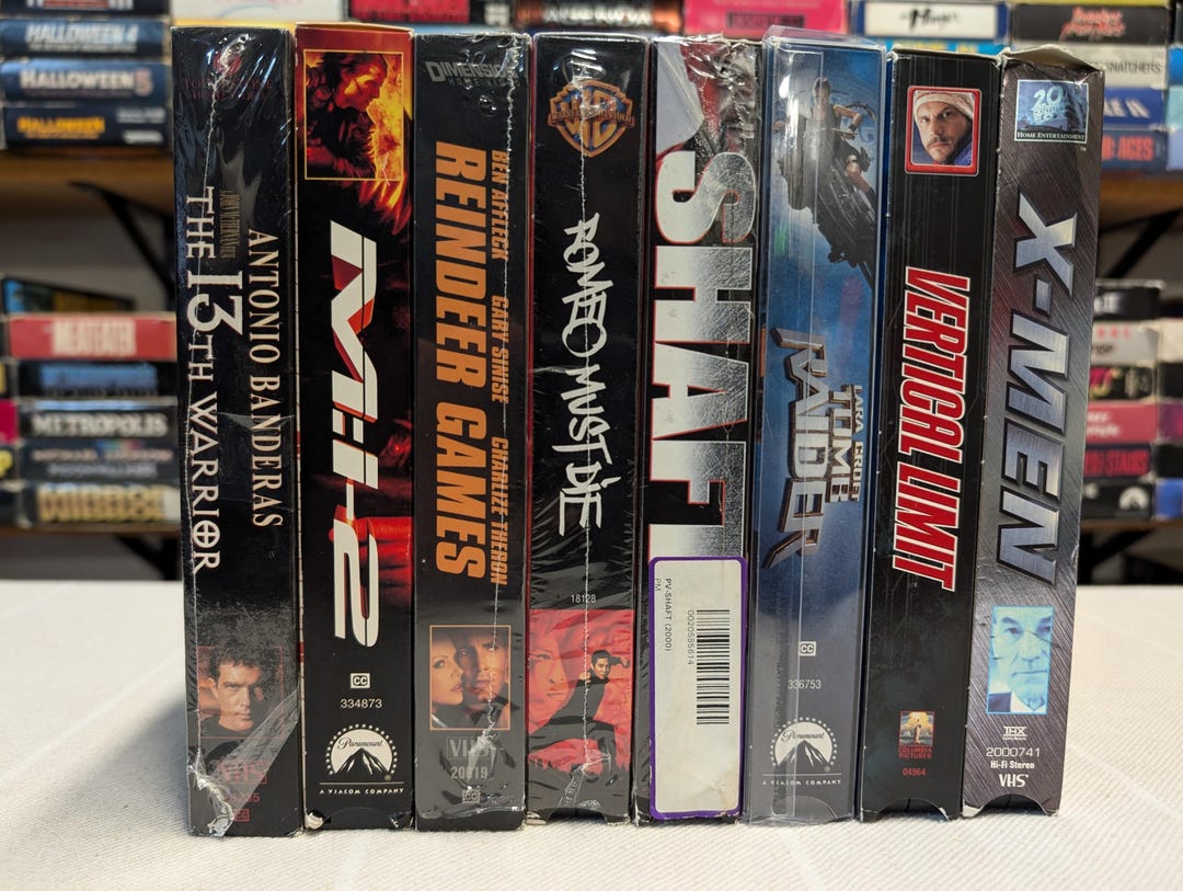 VHS Collection - 2000's Action Movies - Etsy