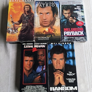 Mel Gibson VHS Movie Lot - Etsy
