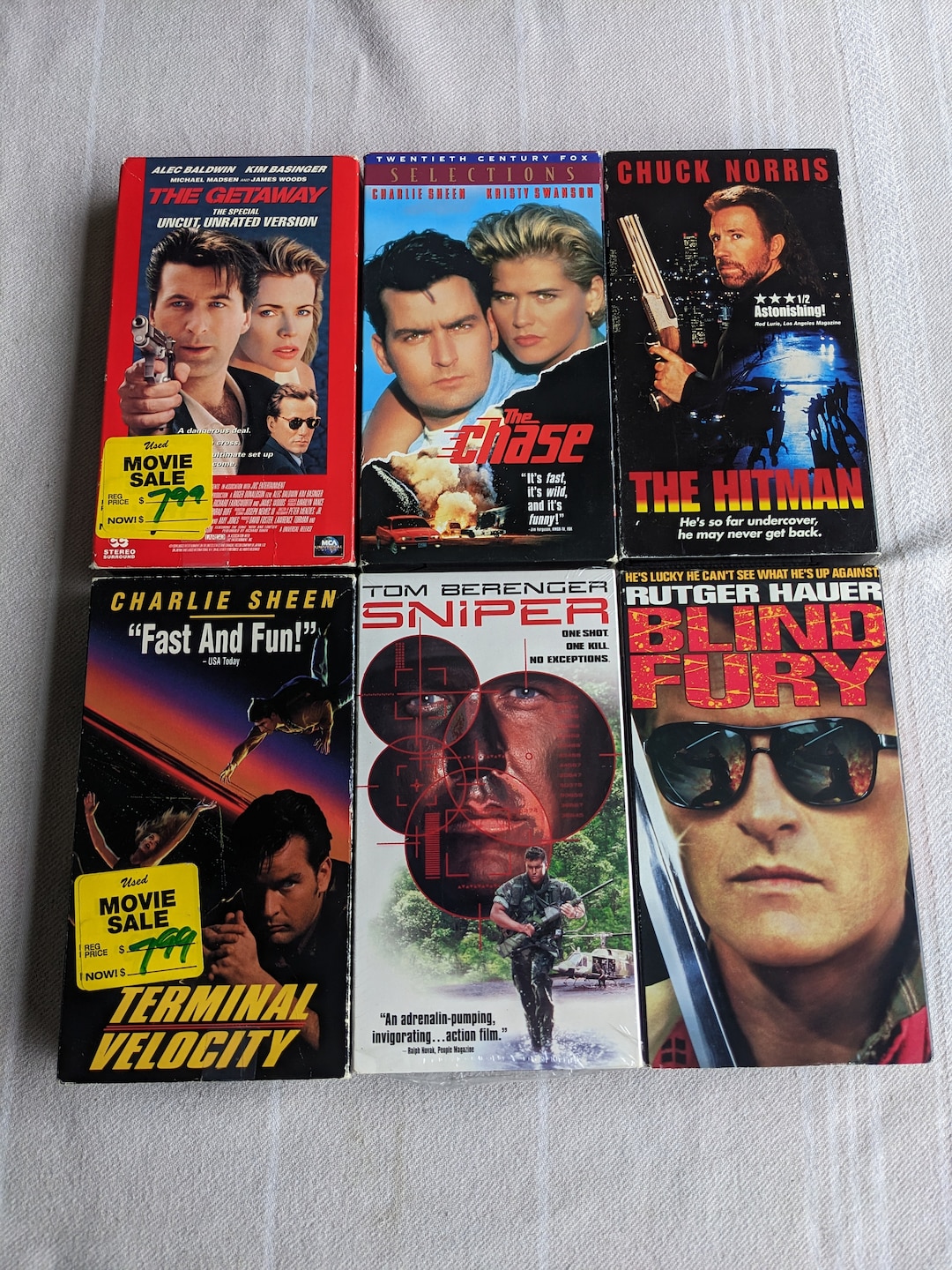 90s Action Movie VHS Lot - Etsy