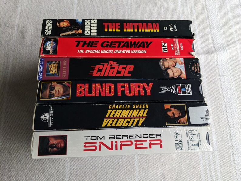 90s Action Movie VHS Lot - Etsy