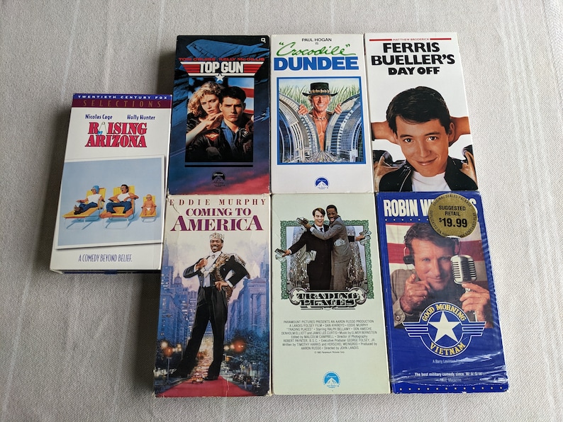 Classic 80s VHS Movie Lot - Etsy